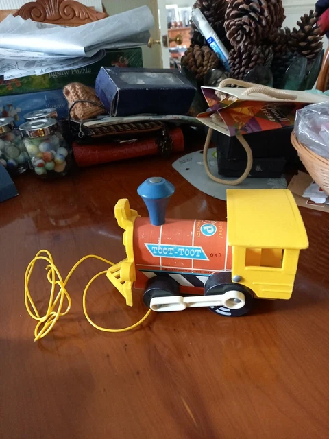 FISHER PRICE ORIGINAL Vintage Toot Toot Train 1964. £5.00 - PicClick UK