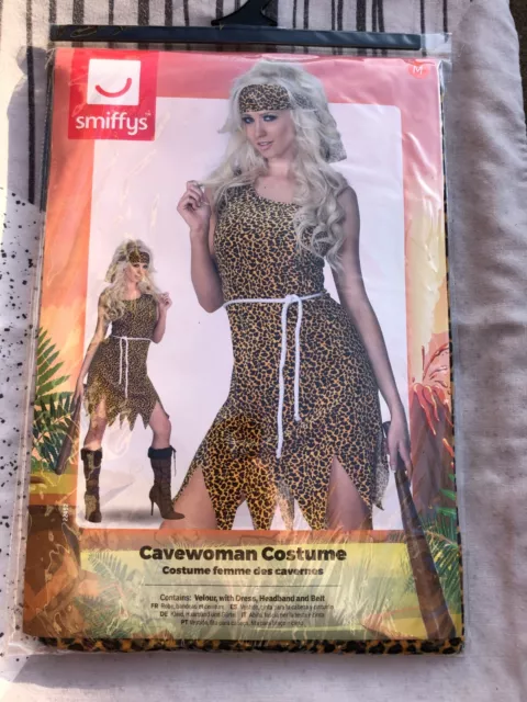 Cavewoman Costume Adult Medium Ladies Sexy Cave Girl Prehistoric Fancy