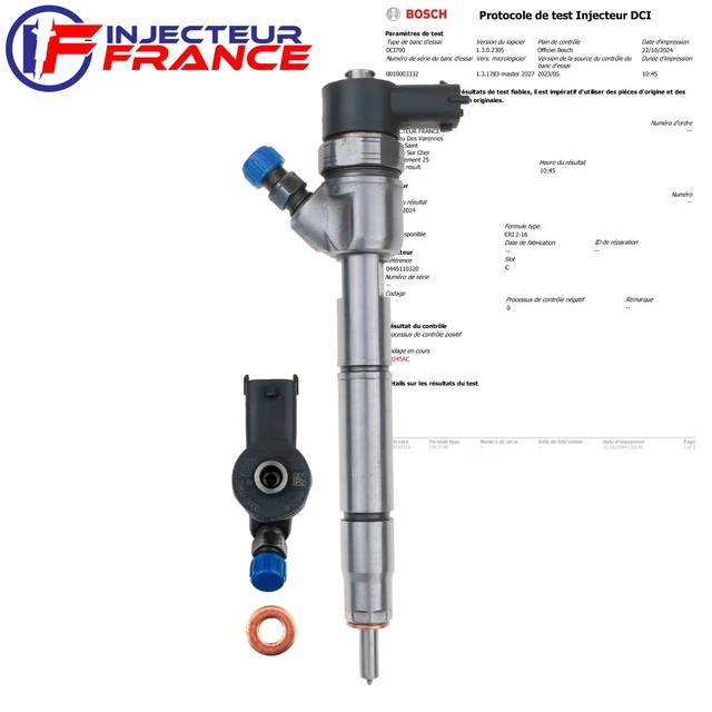 BOSCH 0445110320 INJECTEUR Hyundai Accent i20 Kia Carens 1.6 CRDi 33800 ...