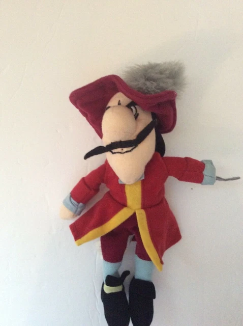 DISNEY'S PETER Pan Plush Captain Hook 10" Doll $12.99 - PicClick CA