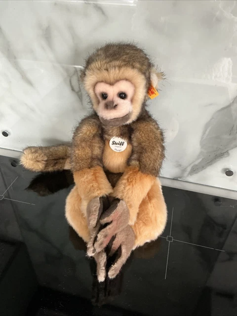 STEIFF RETIRED MAGNETIC 🧲 Mungo Monkey 060199 In Excellent Condition £ ...