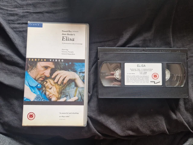 ELISA VINTAGE WORLD Cinema VHS Tape Vanessa Paradis Gerard Depardieu £9 ...