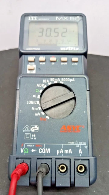 MULTIMÈTRE MÉTRIX MX 50 environnement difficile IP66 ASYC II 5000pts ...