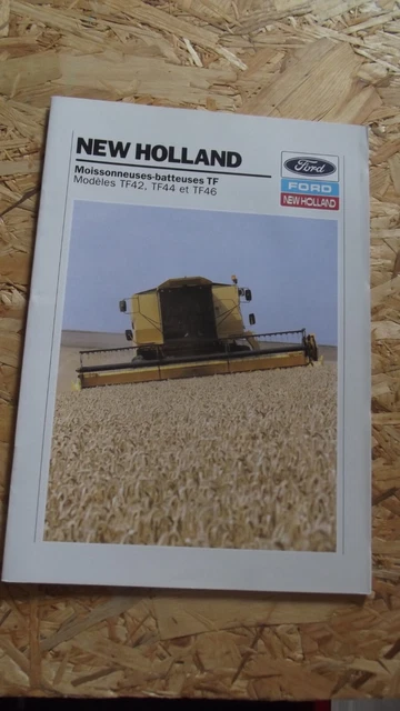 CATALOGUE/BROCHURE FORD NEW Holland Moissonneuse-Batteuses Tf EUR 10,00 ...
