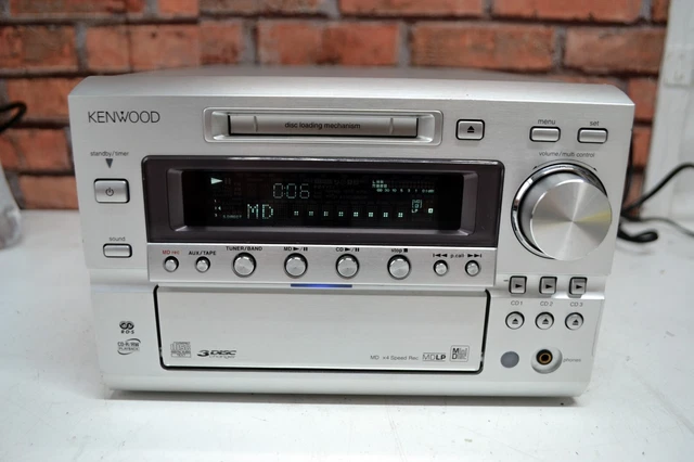 KENWOOD RD-HD5MD MINI Disc Hifi Stereo system (MD WORKS But CD Will not load) £39.99 - PicClick UK