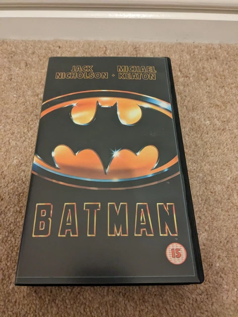 BATMAN MICHAEL KEATON Jack Nicholson original 1989 VHS PAL Video Warner Bros VGC £4.99 - PicClick UK