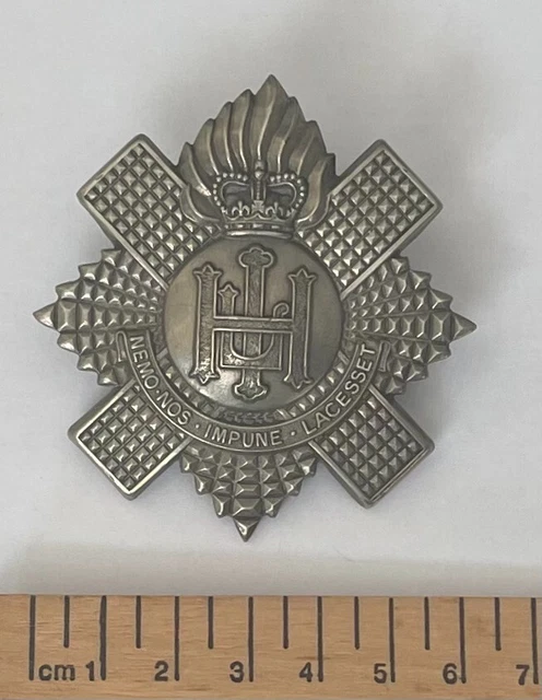 THE ROYAL HIGHLAND Fusiliers Pipers British military cap badge £20.00 ...