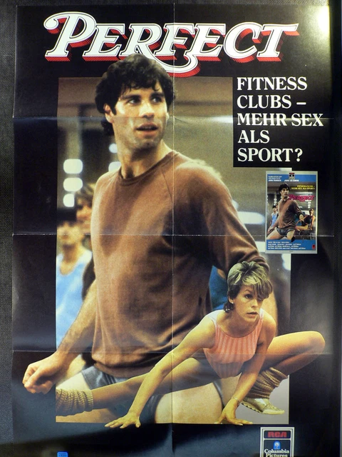 PERFECT - JAMIE Lee Curtis - John Travolta - Filmposter A1 84x60cm ...