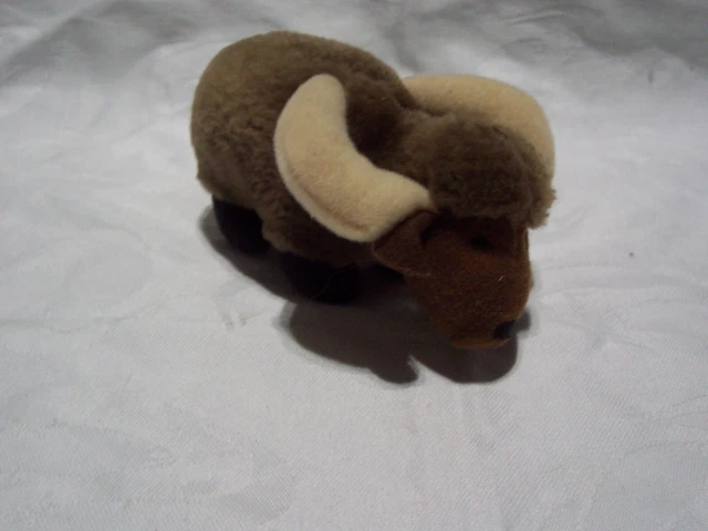 1997 MCDONALDS ENDANGERED Animals YAK/ RAM & MOOSE Soft Plush Stuffed ...