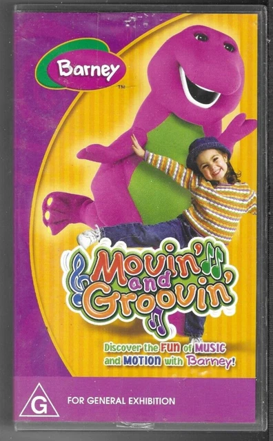 BARNEY : MOOVIN' & Groovin' (Pal Vhs Video Tape) near new $32.95 ...