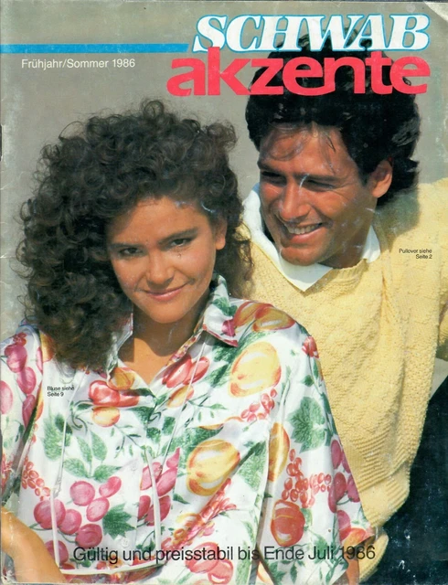 SCHWAB FRÜHJAHR 1986 Katalog Tracy Toon Mieke Larissa Fielding Alison ...