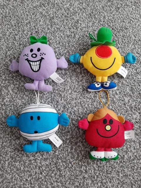 4 MR MEN Little Miss Happy Meal McDonald's soft toys 2021 bundle toys £ ...