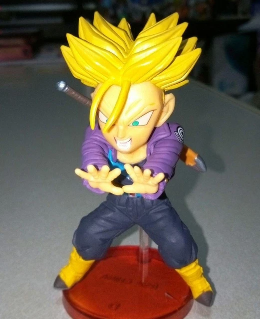 BANDAI WCF DRAGON Ball Super Saiyan Trunks Figure, Damaged Base ...