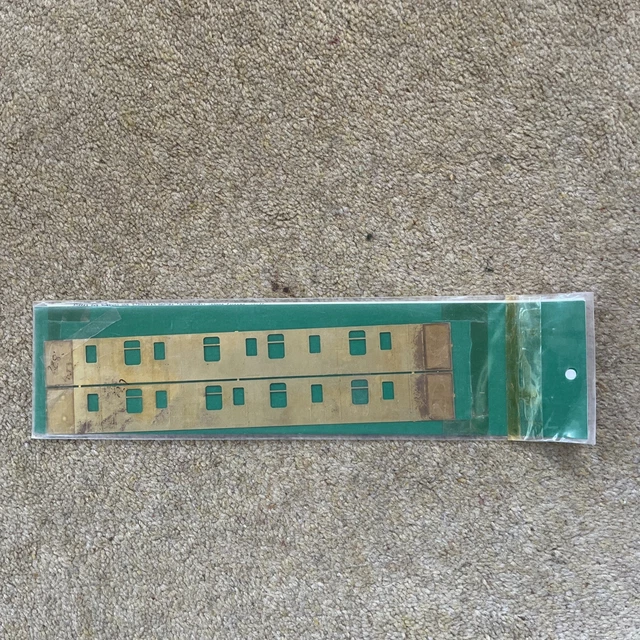 COMET MODELS B10 B10 Mk1 full brake BG brass coach sides 4mm. New old ...