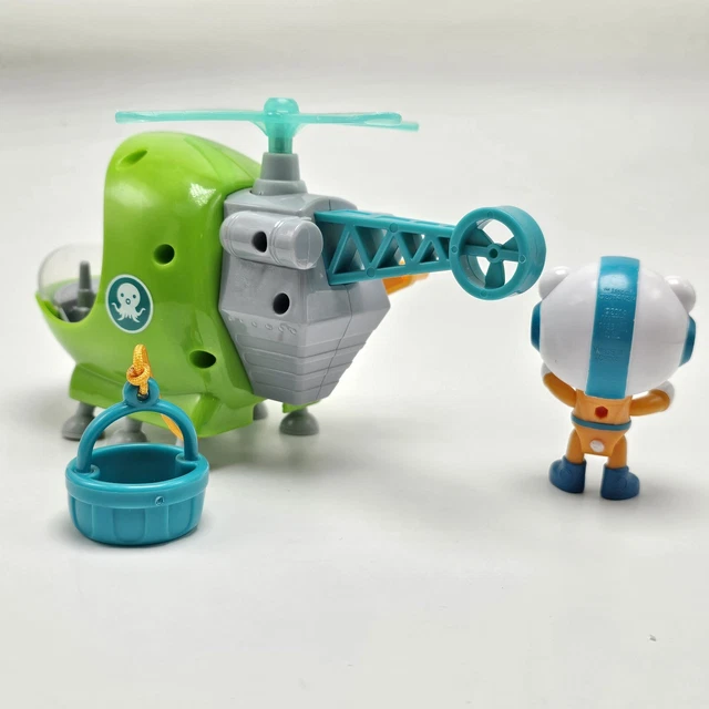 FISHER PRICE OCTONAUTS Gup-H & Barnacles Spielset grüner Hubschrauber ...
