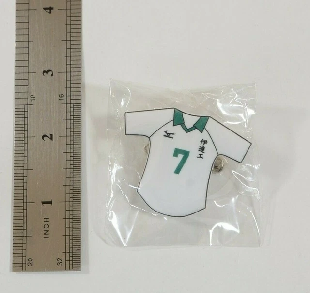 HAIKYUU KANJI KOGANEGAWA Date tech 7 School uniform Acrylic badge Anime ...