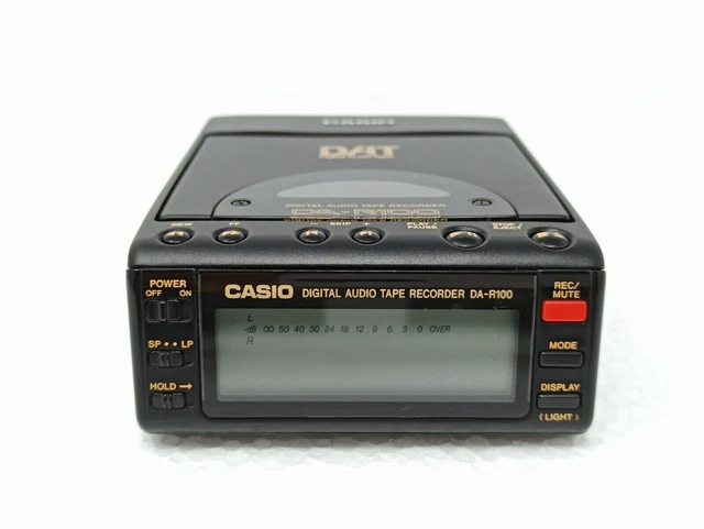 CASIO DA-R100 DIGITAL audio tape recorder dat casio walkman dat casio ...