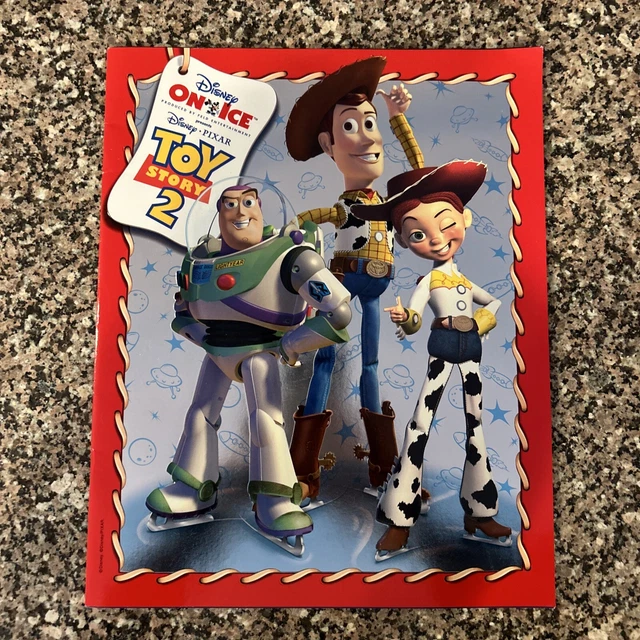 DISNEY ON ICE Toy Story 2 Program Book & Red Bandana Disney Pixar 2001 ...