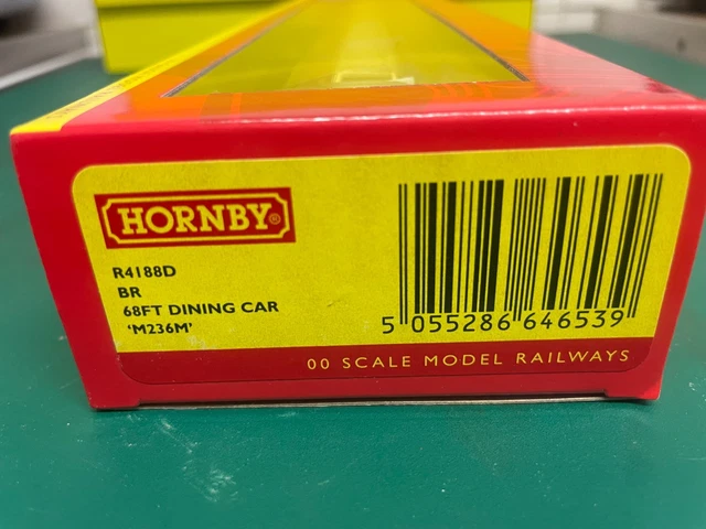 HORNBY BR (EX LMS) dining coach in crimson & cream £12.74 - PicClick UK