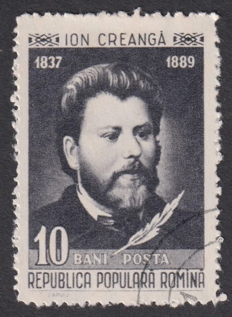 ROMANIA 1958 Romanian Novelists - ION CREANGA. Good Used (L12) £0.47 ...
