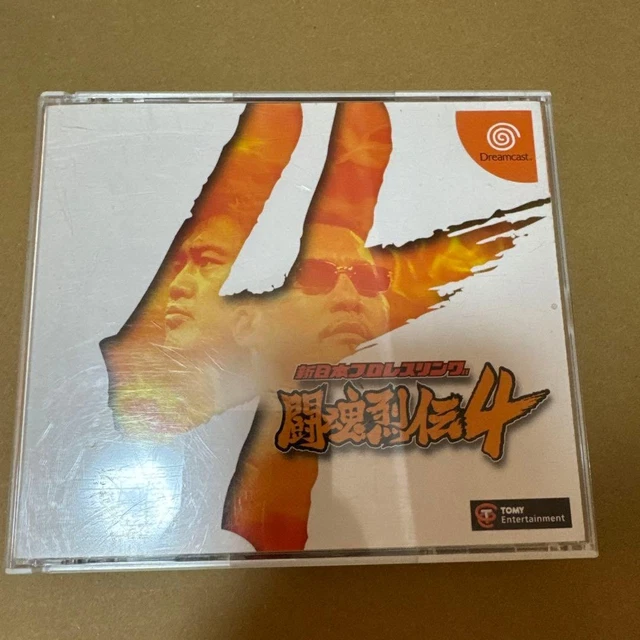 TOMY PRO WRESTLING Toukon Retsuden 4 Dreamcast Game 1998 Used 11d $72. ...