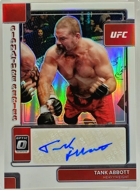 DAVID TANK ABBOTT AUTO 2023 Donruss Optic UFC Signature Series #SSTAB ...