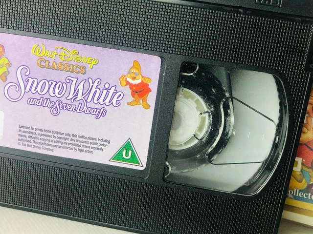 VHS TAPE VIDEO Snow White Disney MOULDY Vintage ra £8.89 - PicClick UK