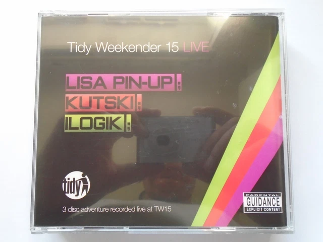 TIDY WEEKENDER 15 CD LIVE Lisa Pin Up Ilogik Hard House NRG Trance TIDY ...