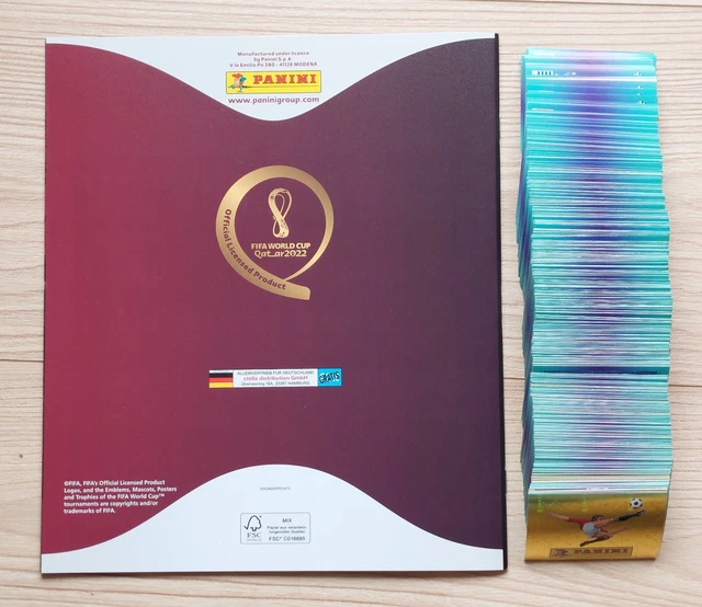 PANINI FIFA WM 2022 Qatar - Komplett Set Germany 670 Sticker + Empty ...