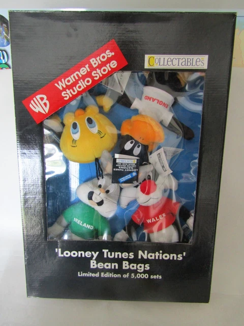 Clearance Looney Tunes Nations Bean Bags 4 Characters Warner Bros