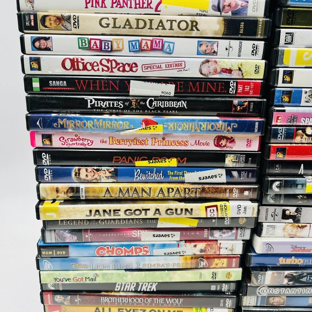 50 BULK LOT DVDs Wholesale Mixed Titles Family Comedy Drama Movies $23. ...