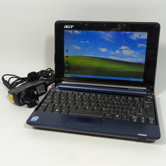 ACER ASPIRE ONE Windows XP Retro Gaming Laptop Netbook 9" Screen 1.6GHz ...