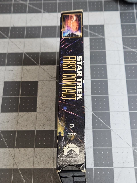 STAR TREK FIRST Contact VHS Tape 1996 Paramount PG-13 Patrick Stewart ...