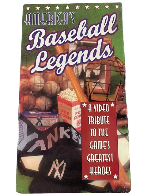 AMERICA’S BASEBALL LEGENDS VHS NEW $10.00 - PicClick