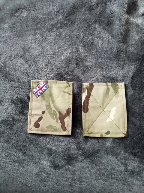 BRITISH ARMY SURPLUS MTP Sleeve Patch Panel Blank For Smock, Flash, TRF ...