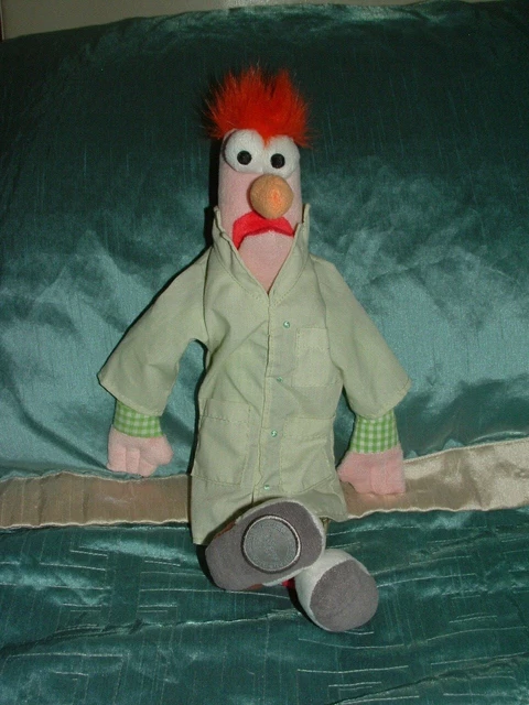 DISNEY STORE THE Muppets 16" Beaker Muppet Beanie Plush Soft Toy (A) £ ...