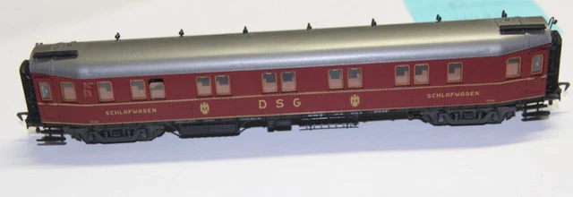 ROCO H0 4292 vierachsiger Personen-/Hechtwagen - Schlafwagen "DSG" EUR ...