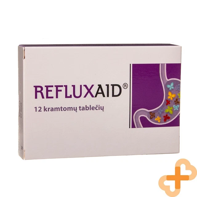 REFLUXAID ANTIREFLUX 12 Compresse Lozenges Magnesio Alginato ...