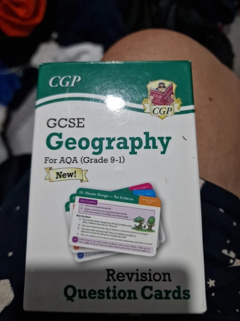 GRADE 9-1 GCSE Geography AQA Revision Question Cards by CGP Books ...