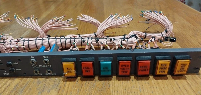 EX-MOD JET ENGINE(?) Control Panel Front Panel £25.00 - PicClick UK