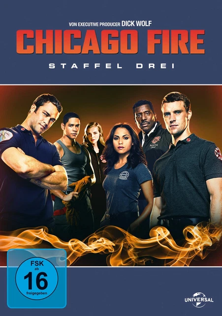 CHICAGO FIRE STAFFEL 3 DVD Serie Deutsch FSK 16 Taylor Kinney Drama EUR 3,95 - PicClick DE