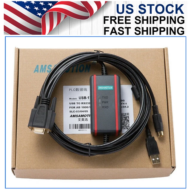 CABLE USB-1747-CP3 PARA AB PLC SLC 5/03 5/04 5/05 SLC500 y ...