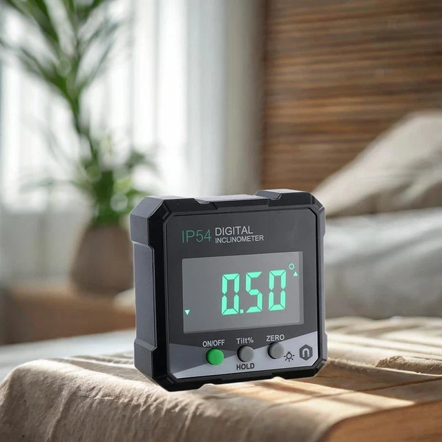 INCLINÓMETRO, ANGULAR DIGITAL, nivel de burbuja electrónico para ...