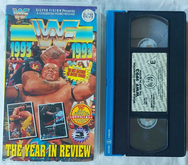 WWF 1993 YEAR In Review VHS (Original Silver Vision video) TESTED! WWE ...
