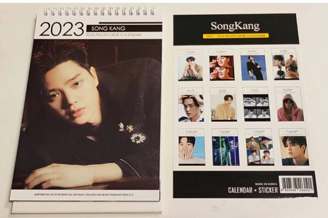 SONG KANG 2023 Desk Photo Calendar + Sticker Forecasting Love and ...