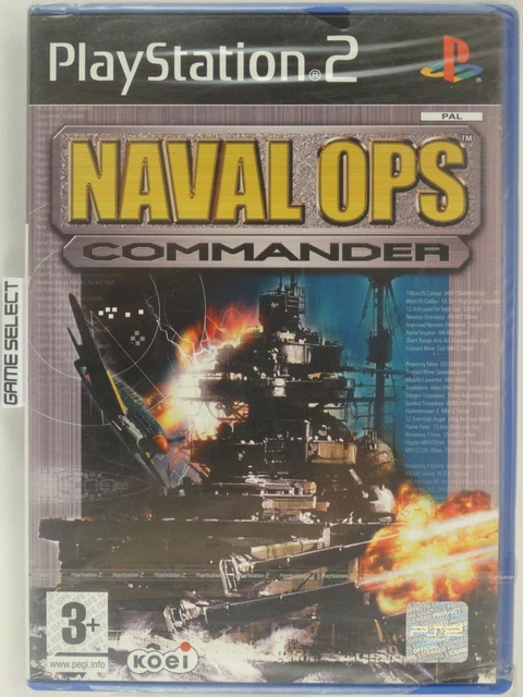 NAVAL OPS COMMANDER Sony PS2 Playstation 2 Pal Esp Ita - Nouveau Scellé ...