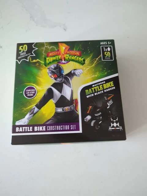 MIGHTY MORPHIN POWER Rangers Battle Bike Constuction Set Hasbro 50 ...