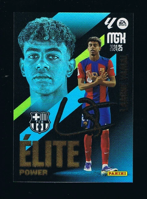 CARDS 2024-25 MGK Elite Power Nº P7 Lamine Yamal 2º Año Rookie EUR 24 ...