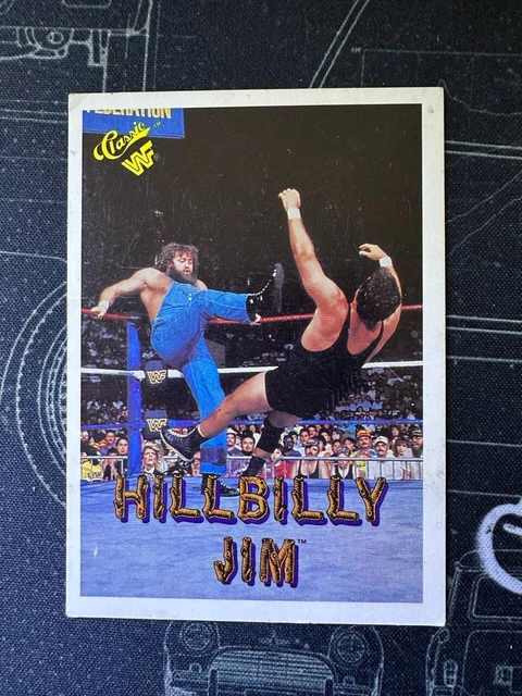 1990 CLASSIC WWF HILLBILLY JIM #40 Wrestling Card WWE EUR 1,67 ...