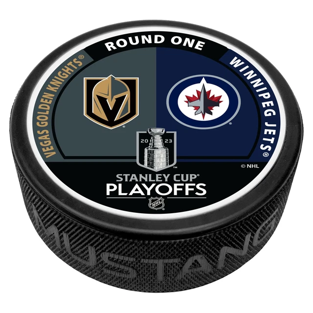 VEGAS GOLDEN KNIGHTS / Winnipeg Jets Match Up Puck - NHL 2023 Playoffs ...